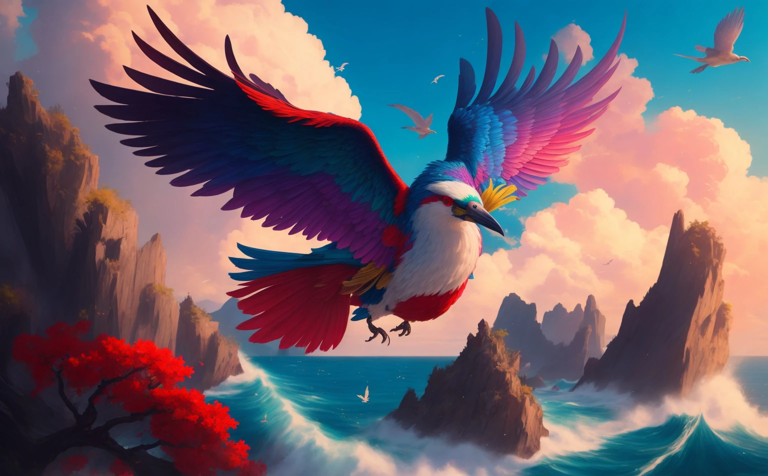 精卫填海 | 诗与酒