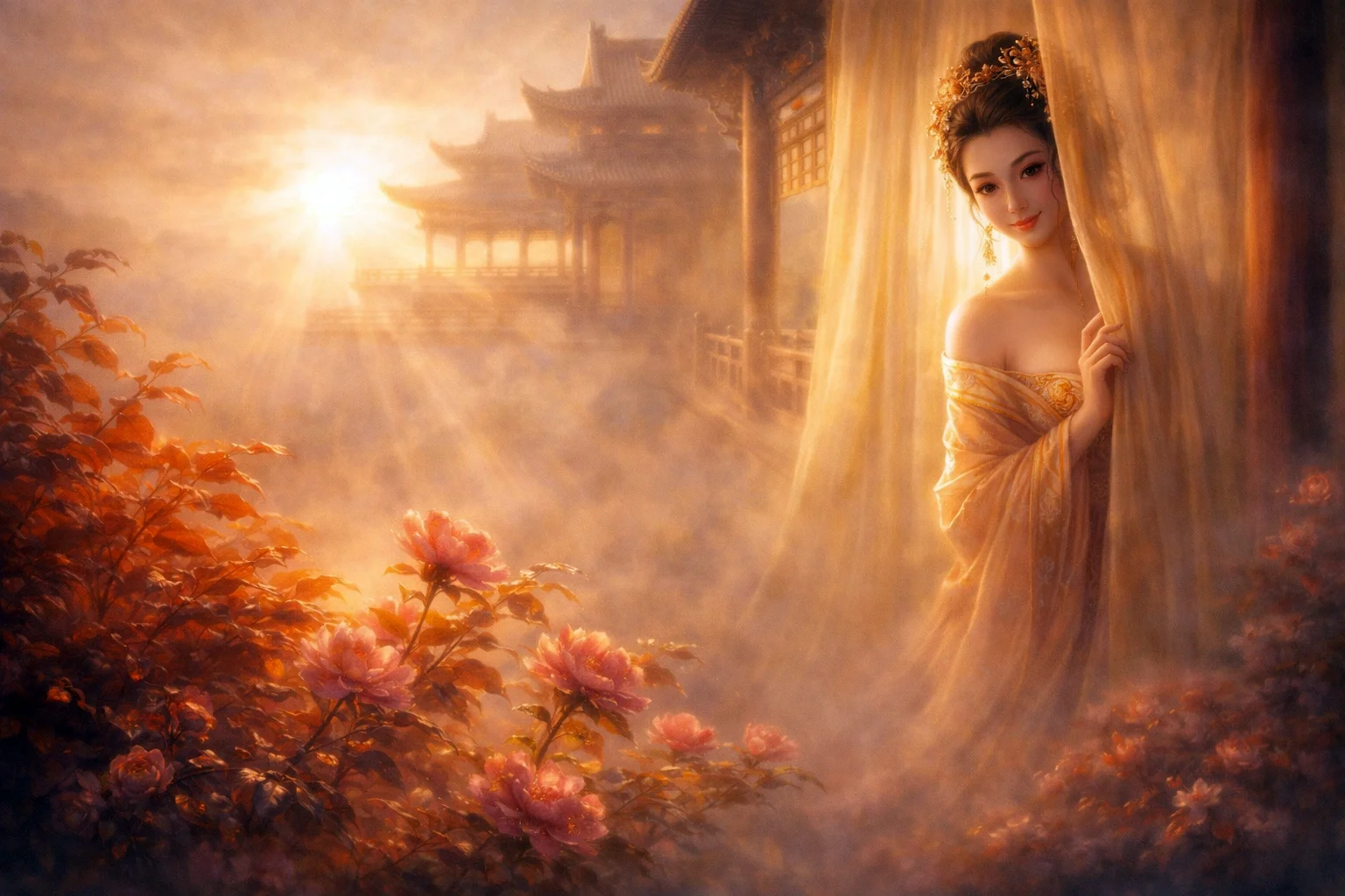 On the Terrace of Assembled Angels I by Zhang Hu | Poetry and Wine
