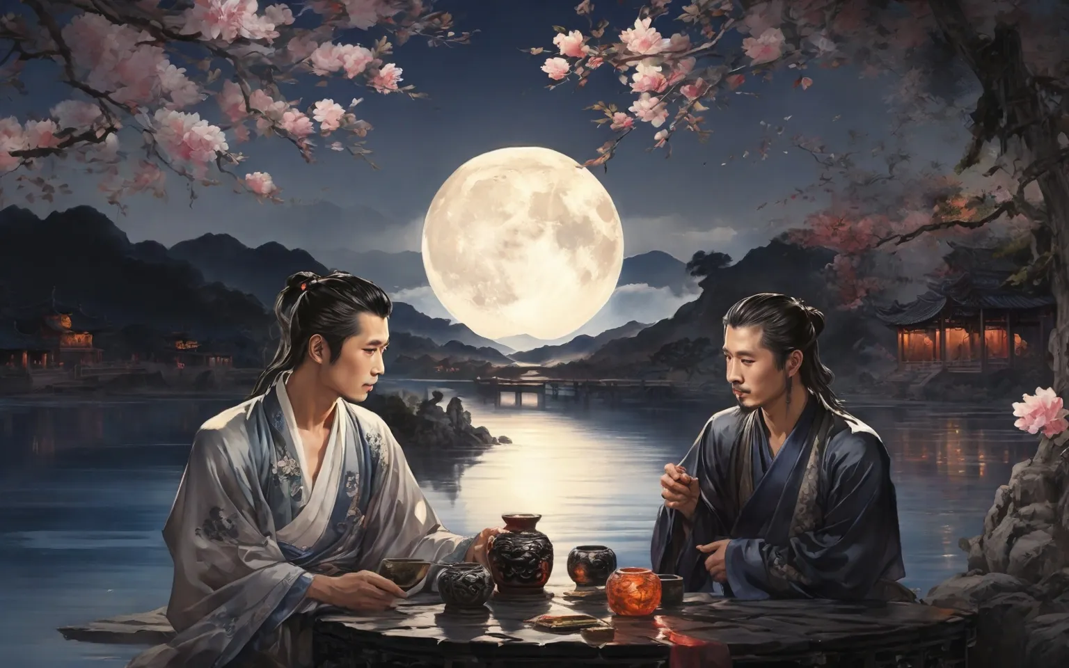 On the Festival of the Moon to Sub-Official Chang by Han Yu | Poems and ...