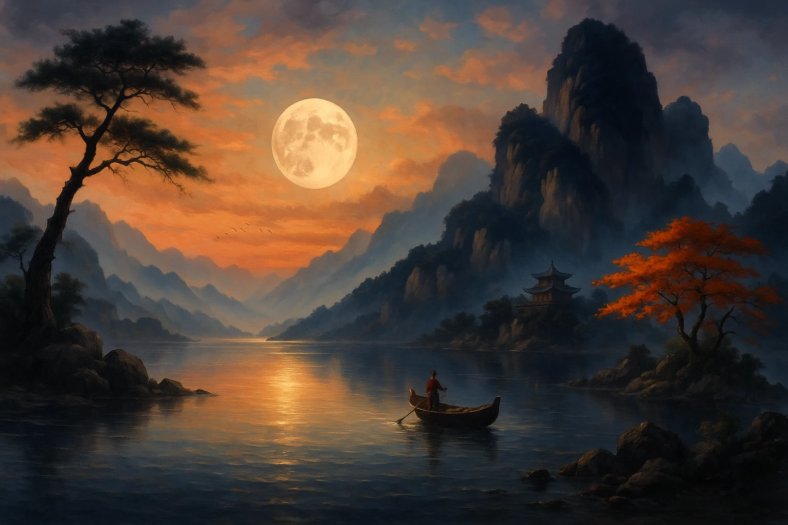 Thoughts of Old Time on the Chu River by Ma Dai | Poetry and Wine