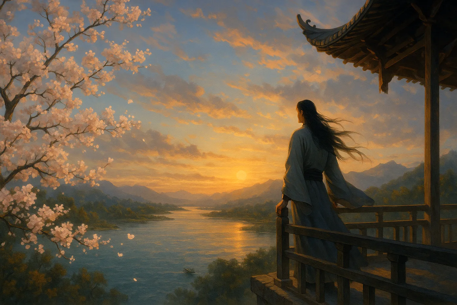From an Upper Story by Du Fu | Poetry and Wine