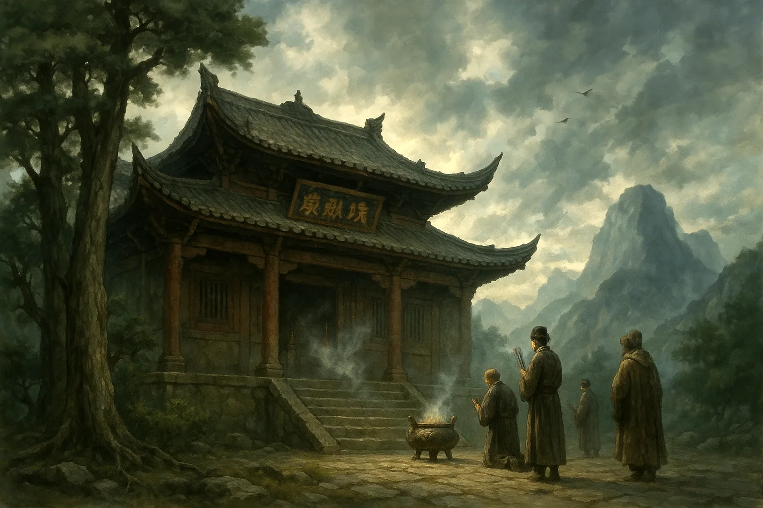 In the Temple of the First King of Shu by Liu Yuxi | Poetry and Wine
