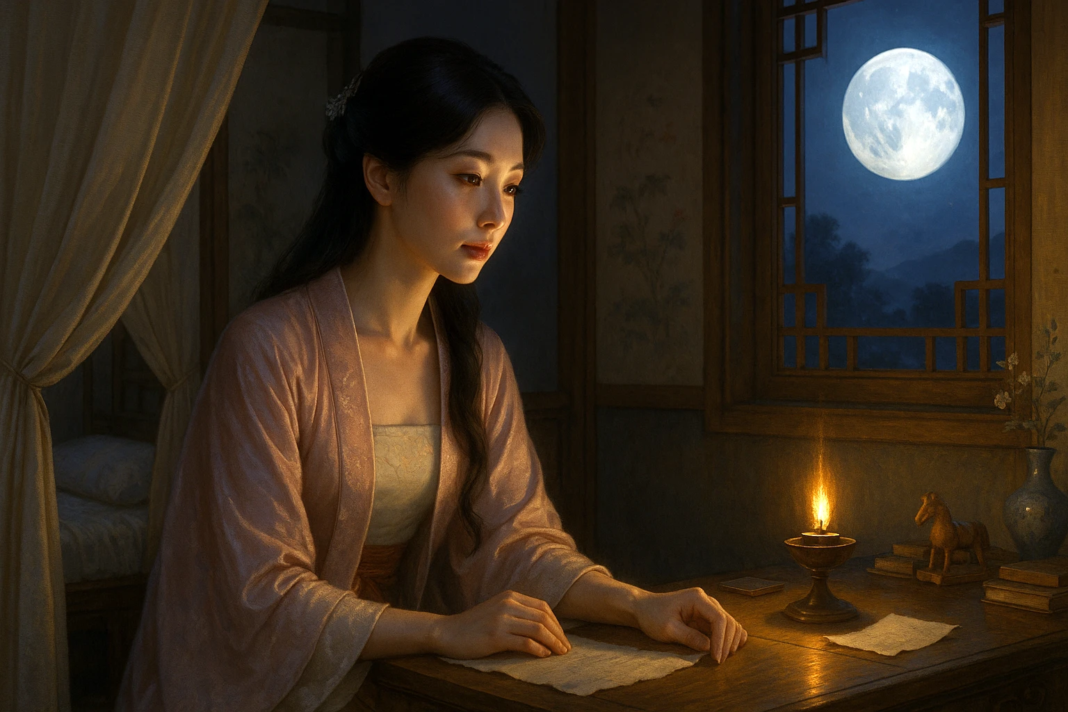On a moon lightnight by Du Fu | Poetry and Wine
