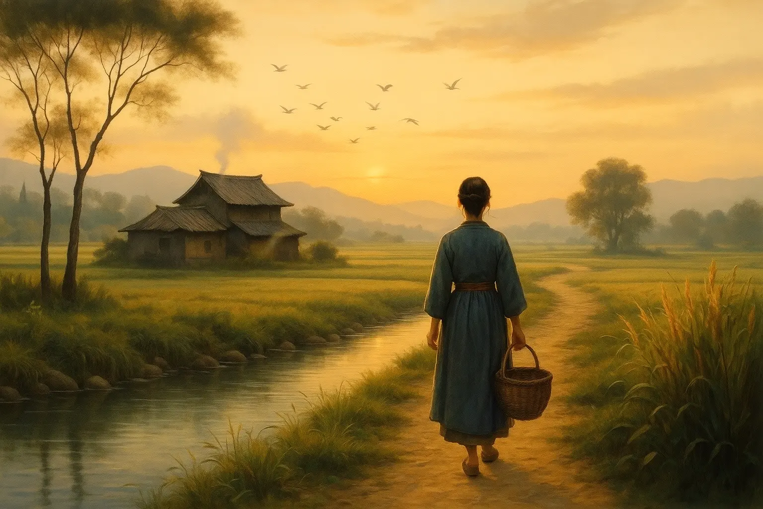 At My Wangchuan Villa After Long Rain by Wang Wei | Poetry and Wine