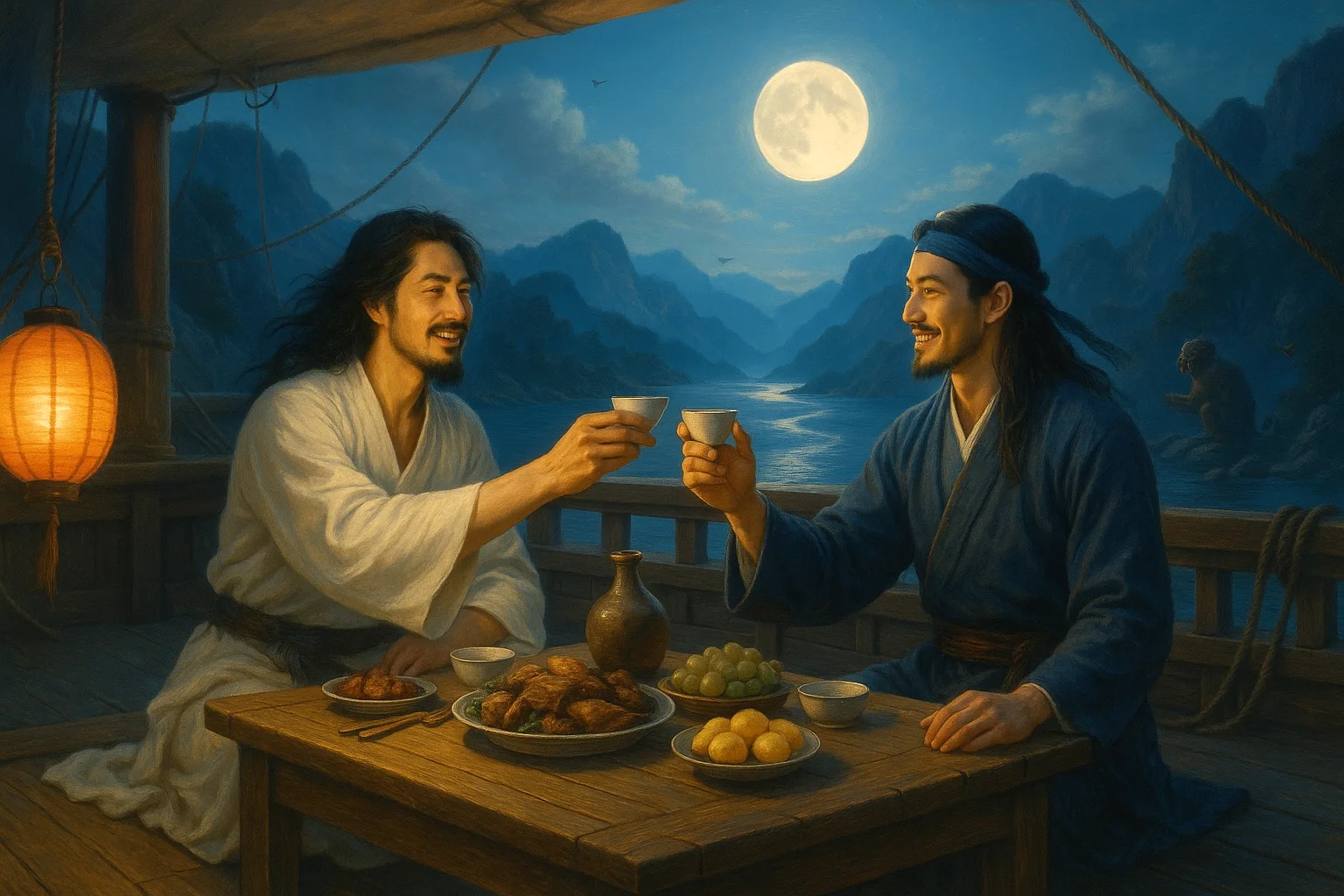 Adiós a Song Zhiti en Jiangxia de Li Bai | Poesía y vino