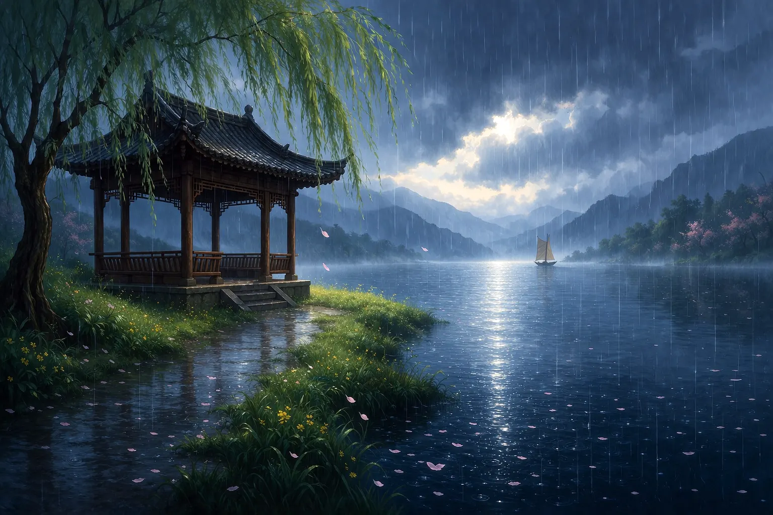 The Laolao Pavilion by Li Bai | Poetry and Wine