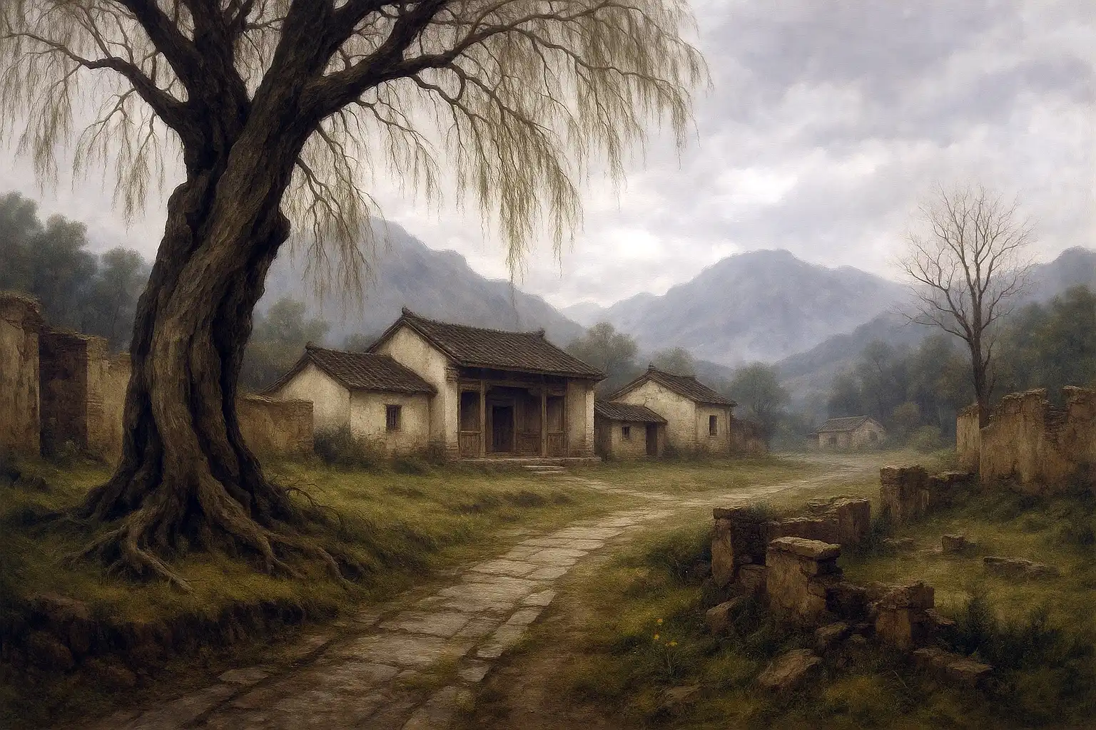 Mon Nouveau Logis à la Porte de la Ville de Wang Wei | Poèmes et ...