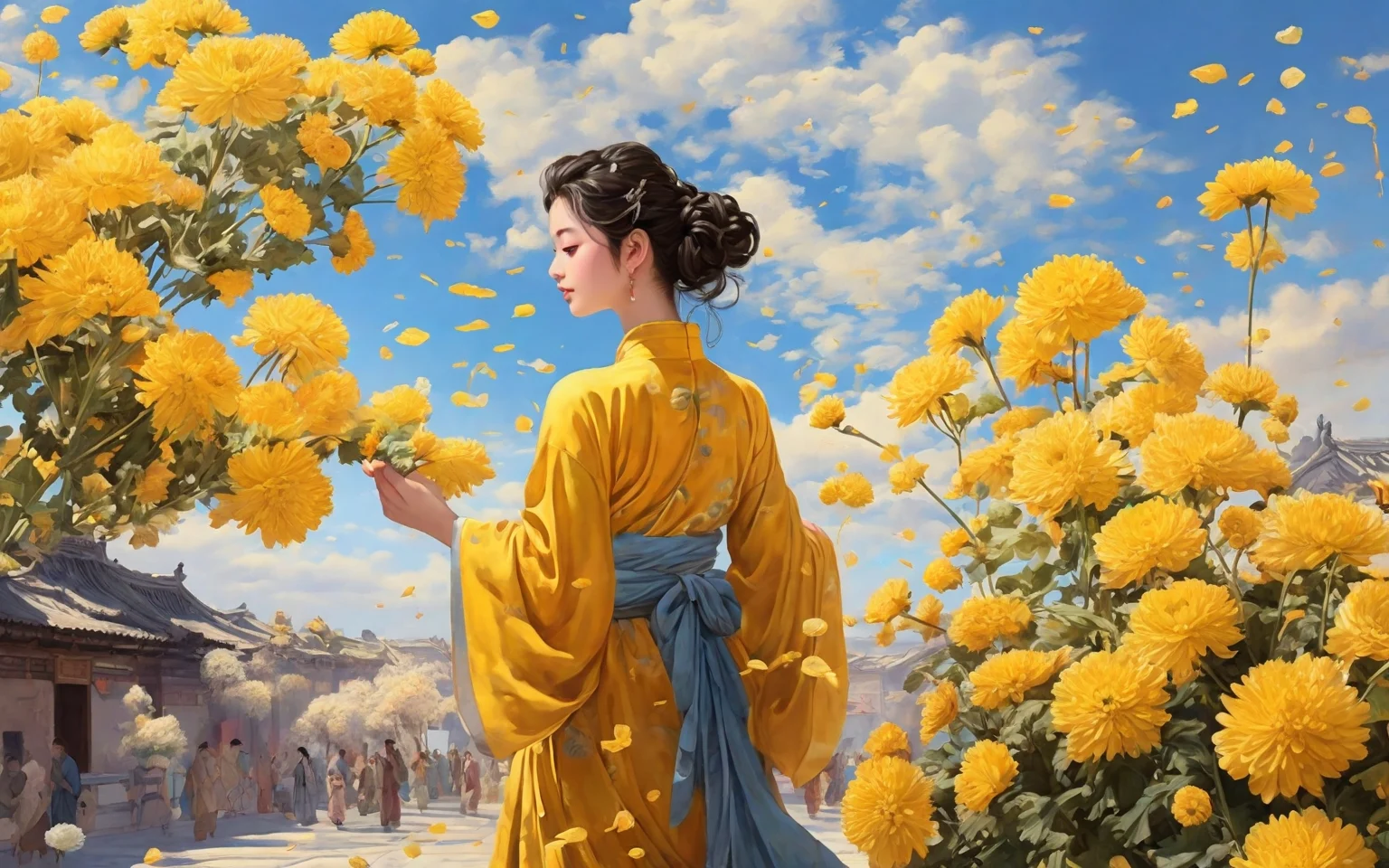 The Chrysanthemum by Huang Chao | Poems and Idioms