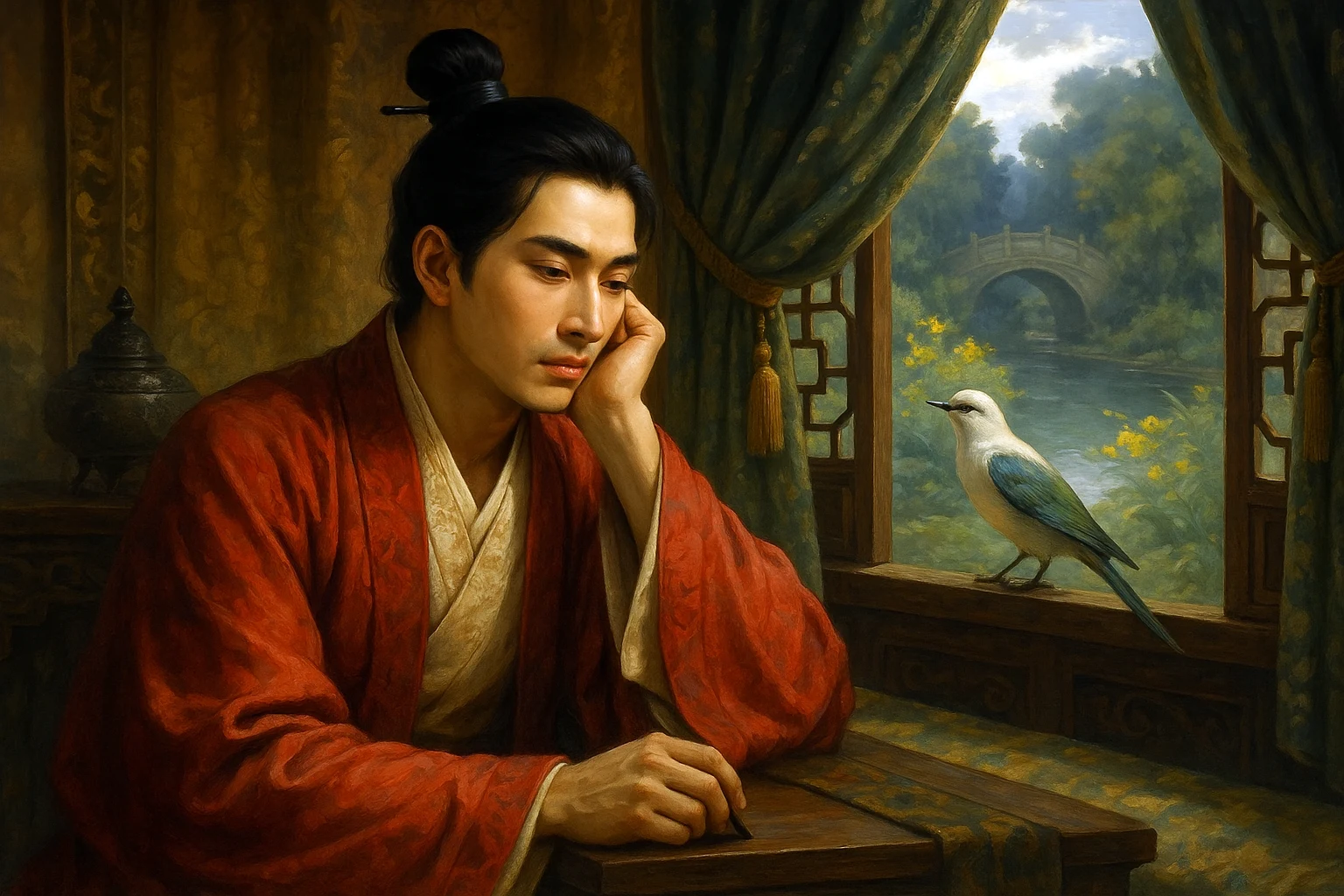 「归国谣 · 金翡翠」韦庄 | 诗与酒