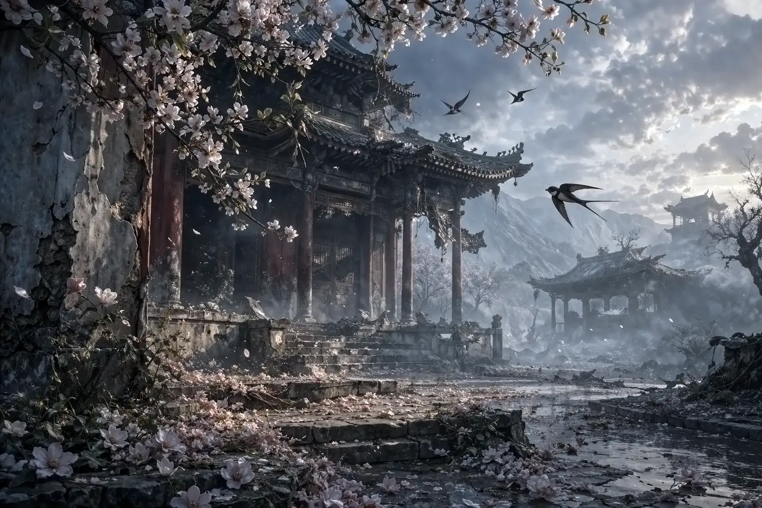 Swallows in the Ruined Palace by Li Yi | Poetry and Wine