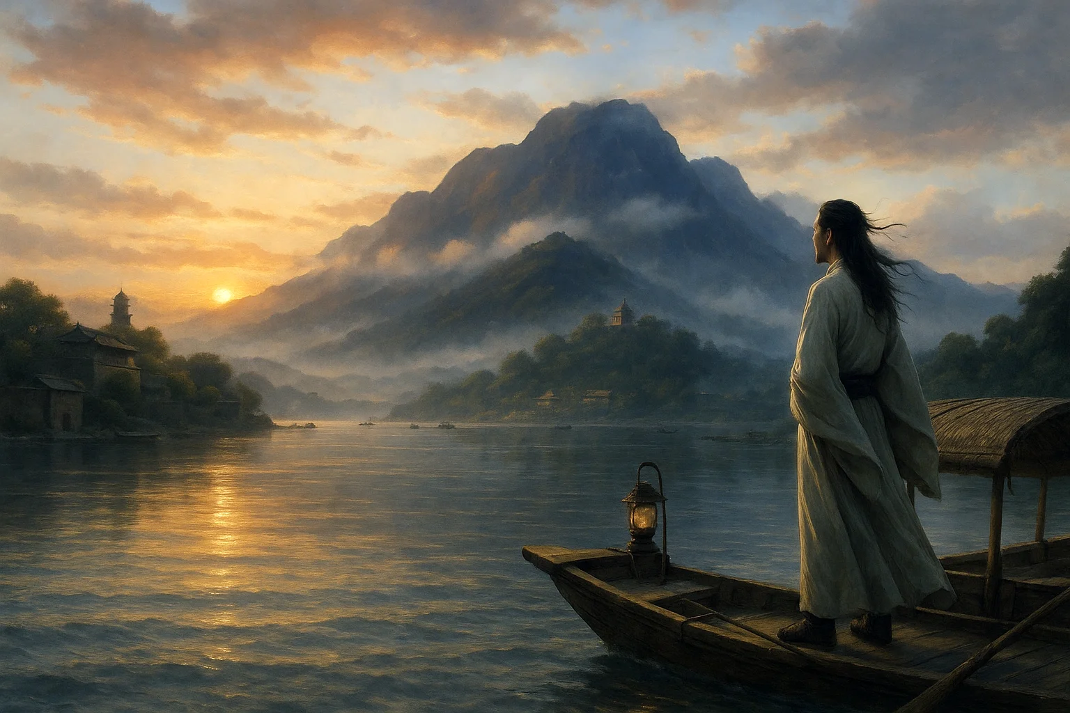 Mount Lu Viewed from Xunyang at Dusk by Meng Haoran | Poetry and Wine