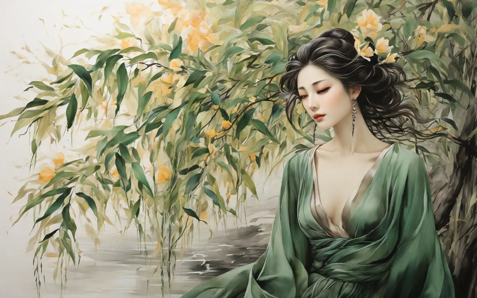 The Weeping Willow by Tang Yan-qian | Poems and Idioms