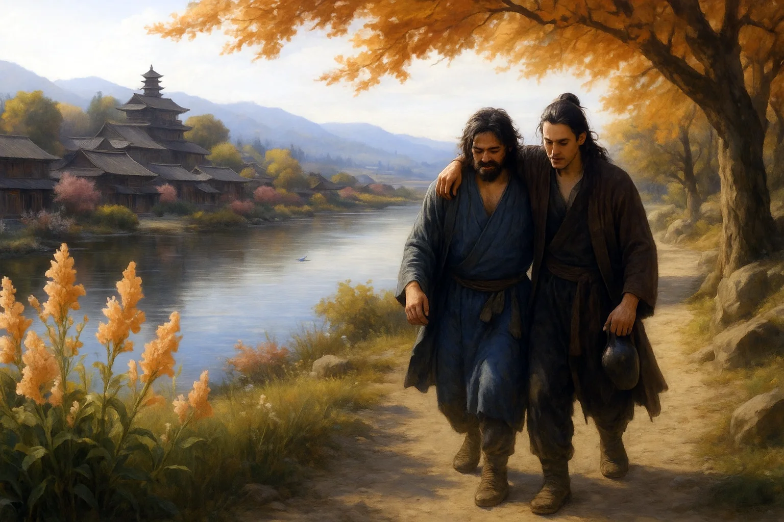 The Winding River II by Du Fu | Poems and Idioms