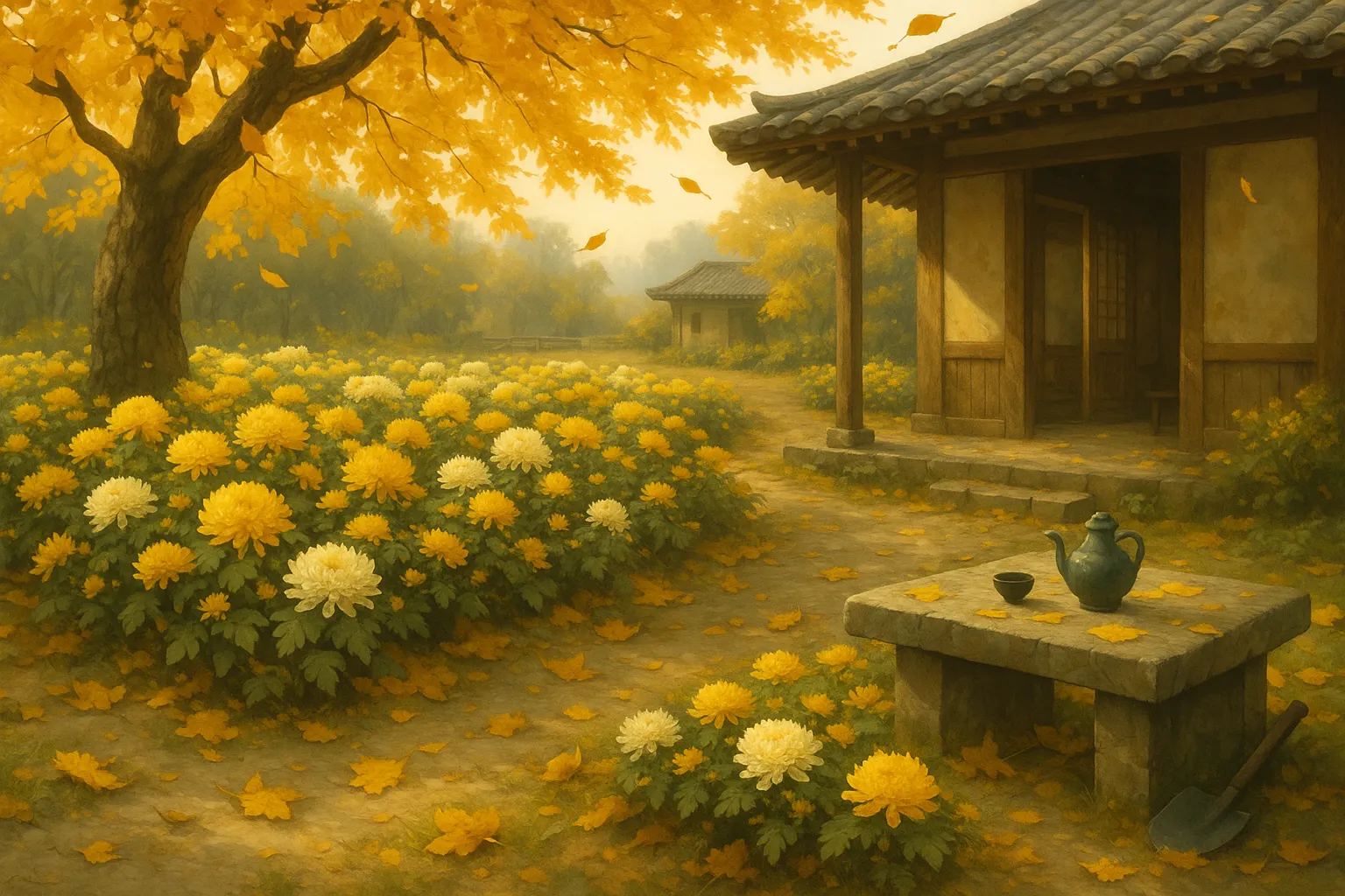 Written at Leisure on Double Ninth Day by Tao Yuanming | Poetry and Wine