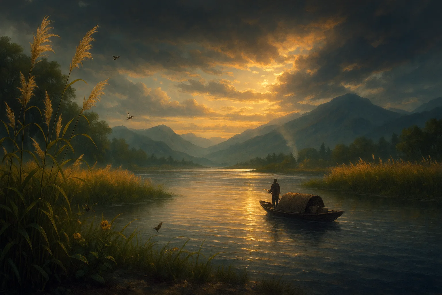 On My River Journey by Tao Yuanming | Poetry and Wine