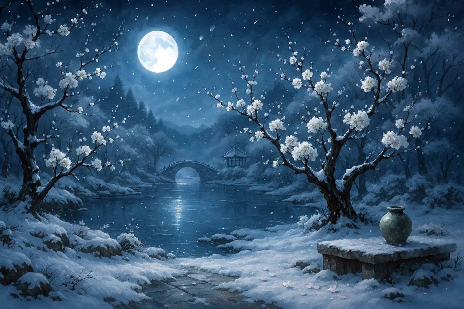 Hidden Fragrance: Moonlight of Bygone Days by Jiang Kui | Poetry and Wine