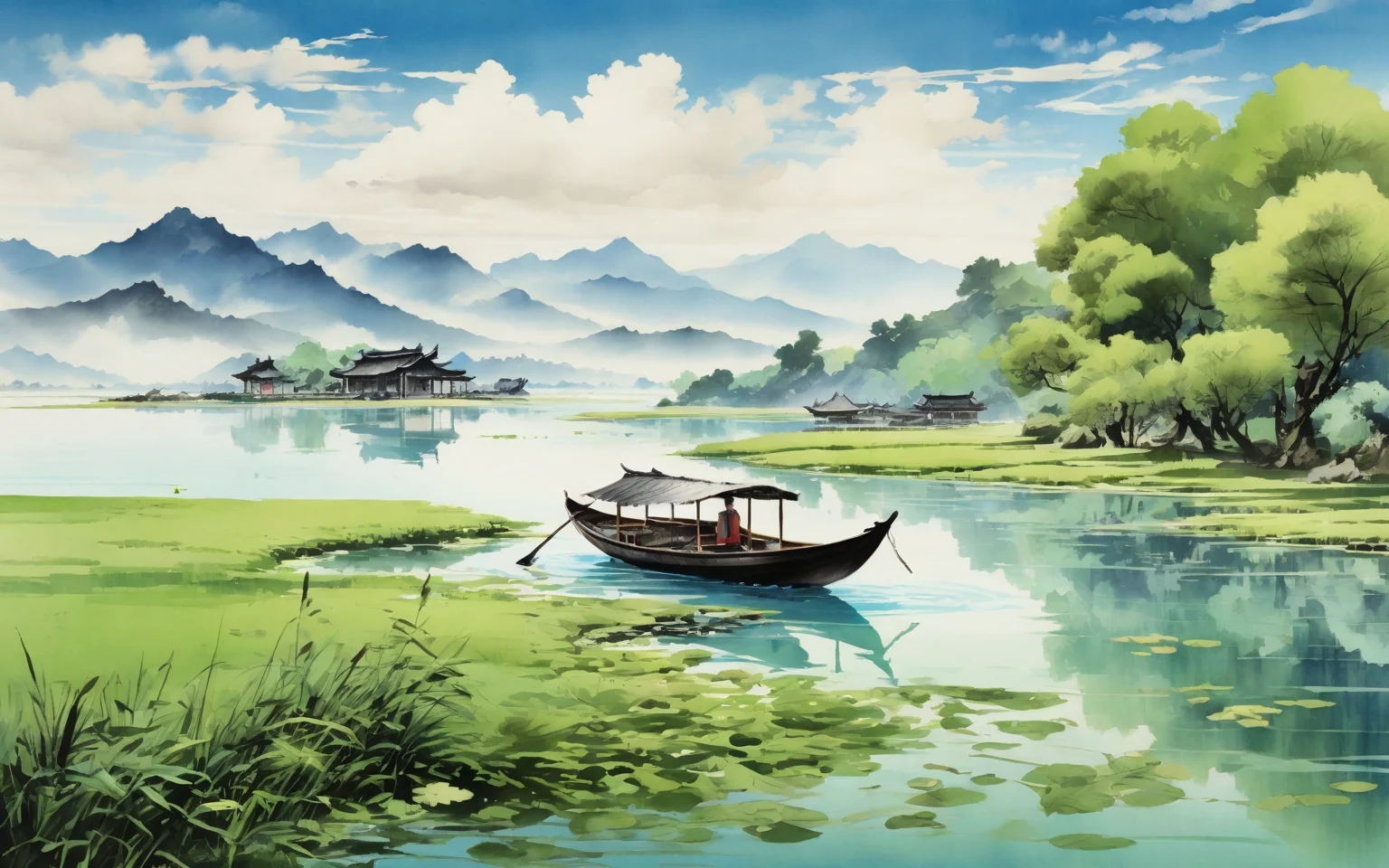 Canción de la morera: Remando en el lago de Ouyang Xiu | Poemas y ...