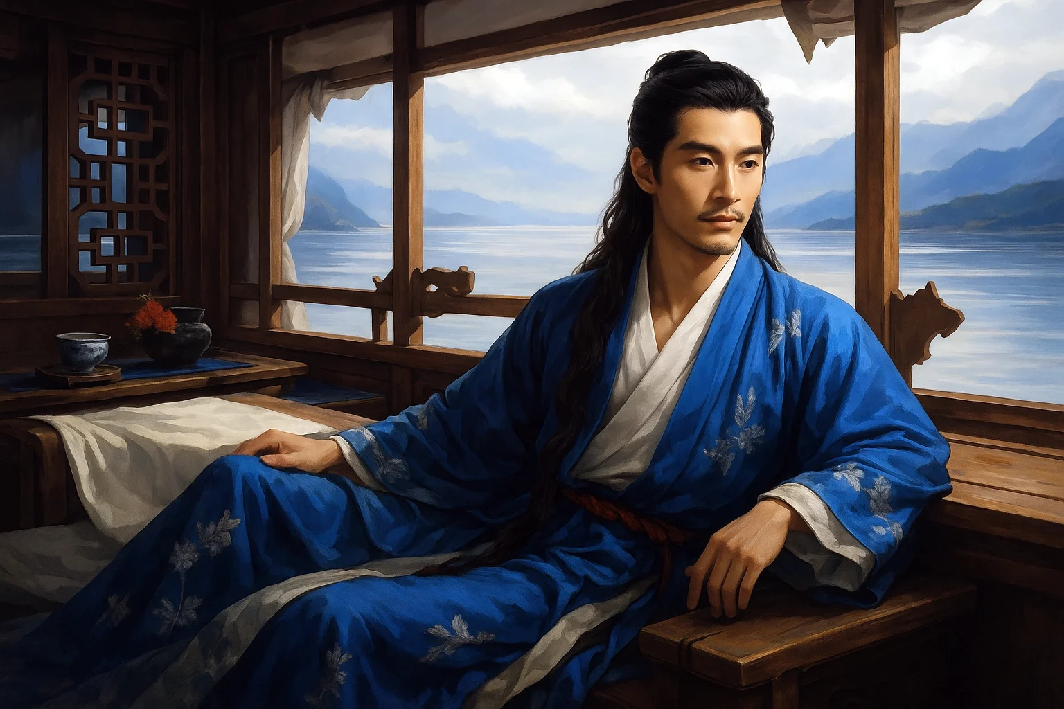 Farewell to Zhang Dan's River Journey Back to Beihai by Han Hong ...