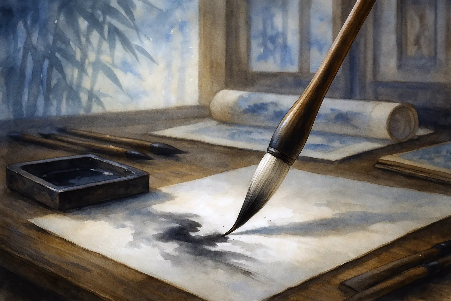 Ode to the Xuanzhou Brush by Geng Wei | Poetry and Wine
