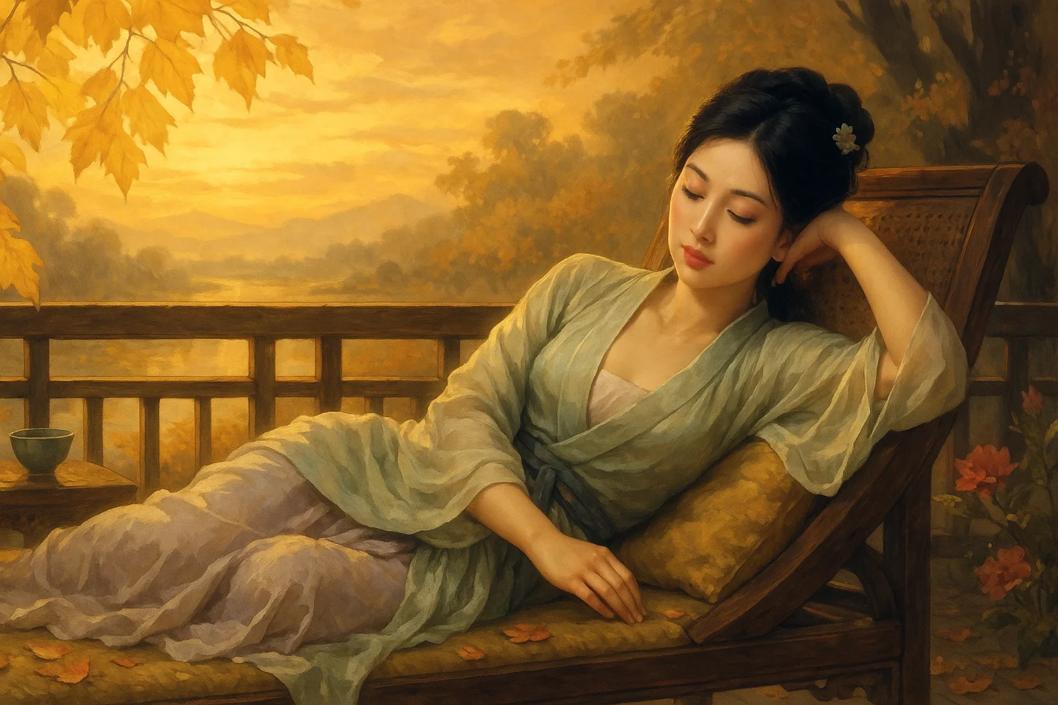 Pure Serene Music: Soft Golden Breeze by Yan Shu | Poetry and Wine