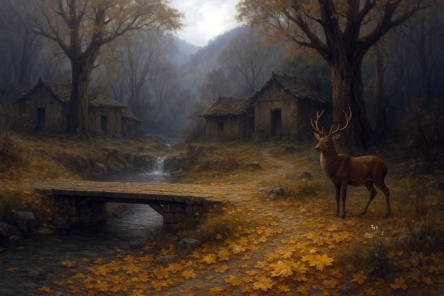 Autumn Dawn: Through a Deserted Village in South Valley by Liu Zongyuan | Poems and Idioms