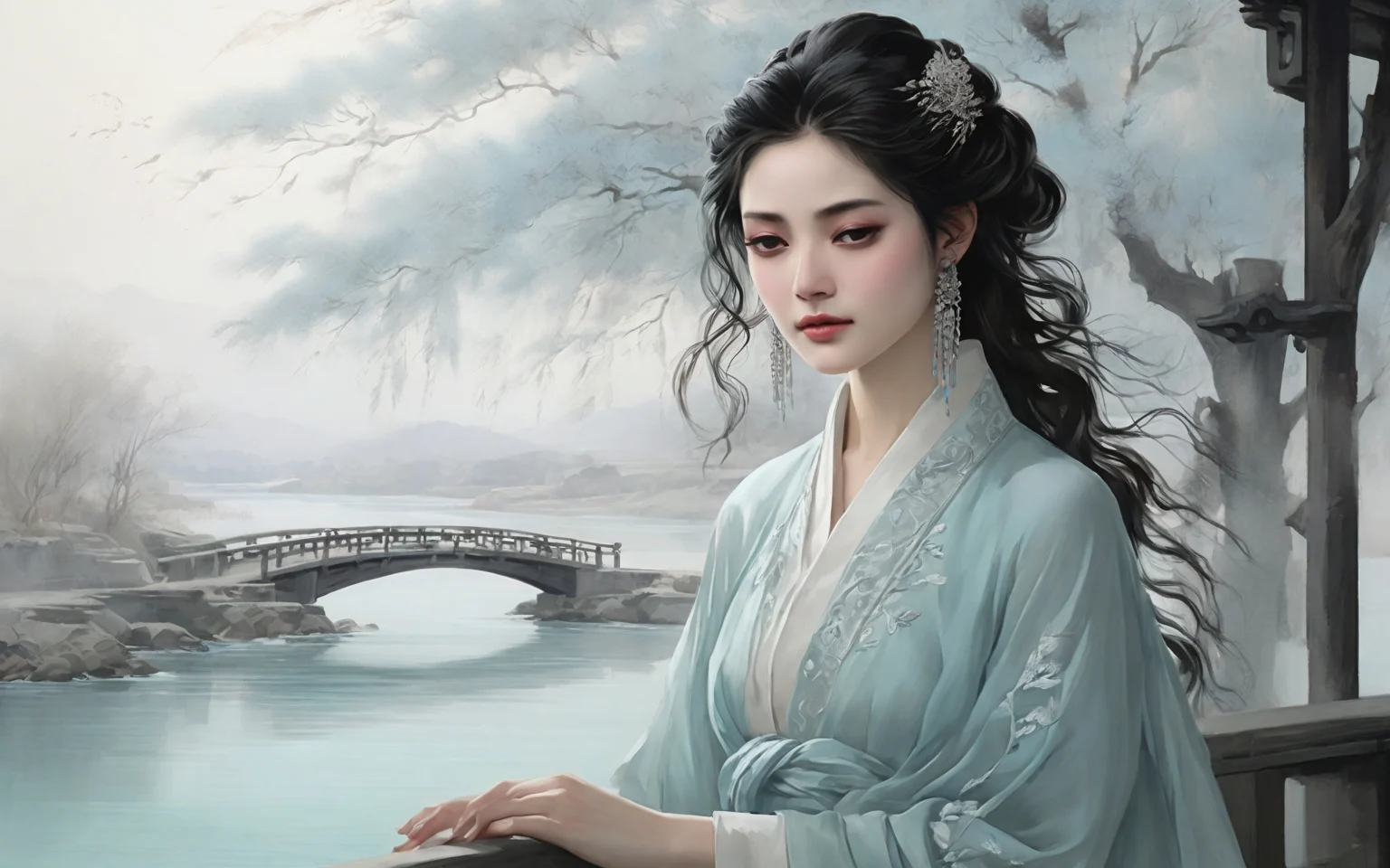 Dreamlike Song: By the Bridge of Lonely Geese by Lü Benzhong | Poetry ...