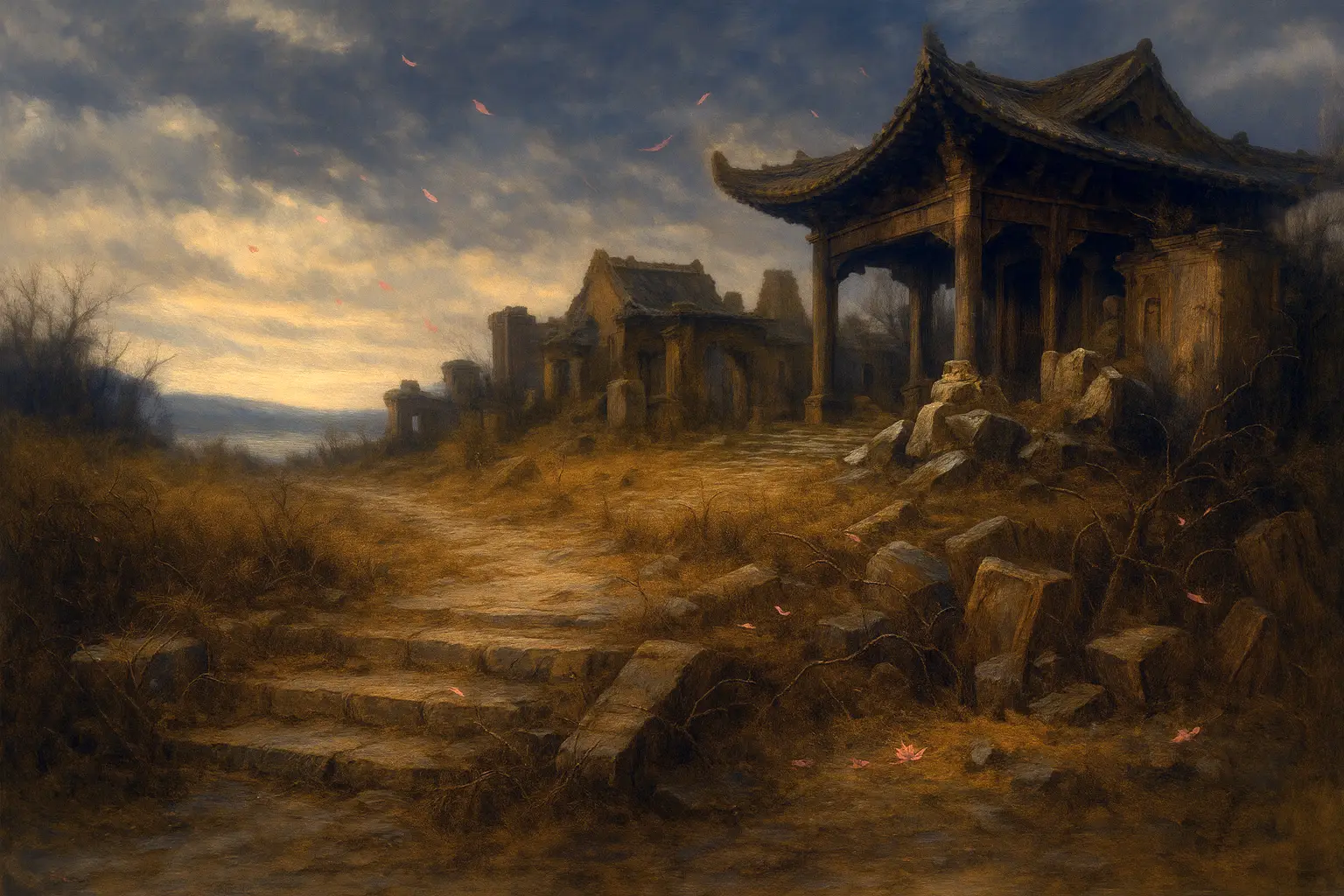 Meditation on the Ancient Wu Palace by Lu Guimeng | Poetry and Wine